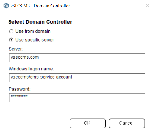 vSEC:CMS Domain Controller Fault-Tolerant Configuration – Versasec
