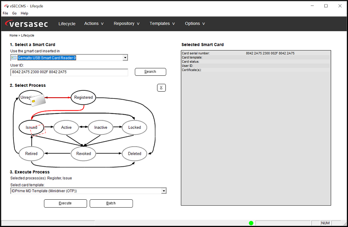 Manage Thales IDPrime MD Credential – Versasec
