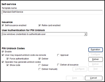 Legacy vSEC:CMS User Self-Service – Versasec