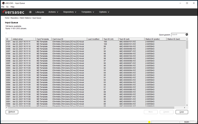 Issuance Stations Support – Versasec